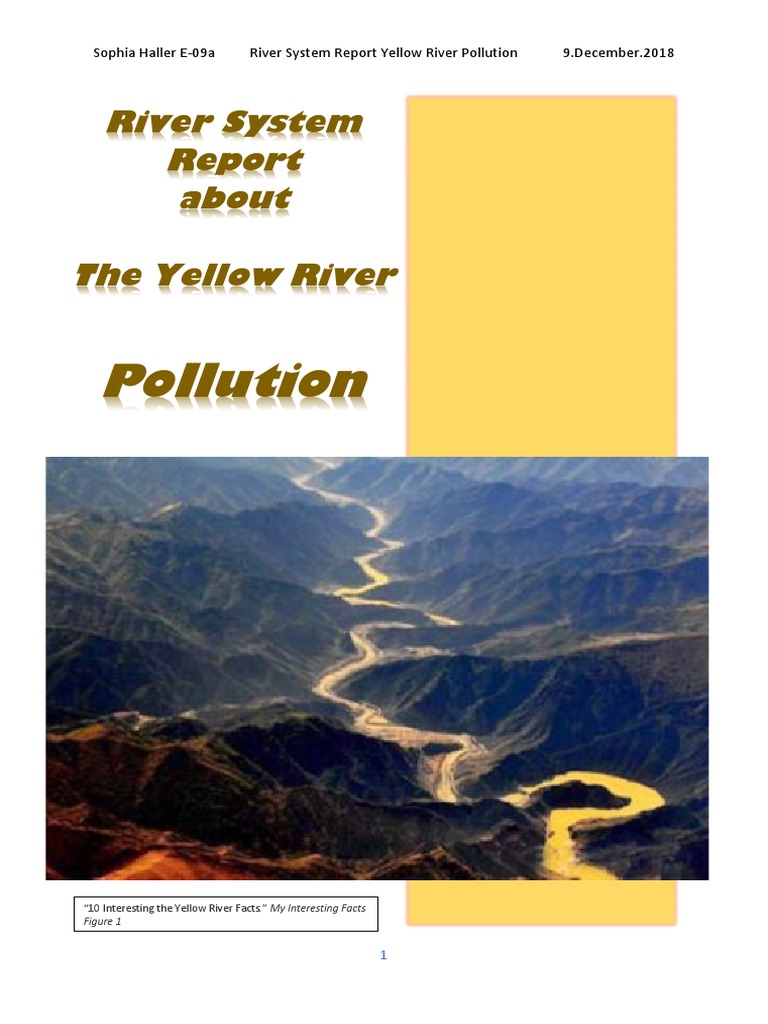 Pollution: River System About The Yellow River | PDF | River | Pollution