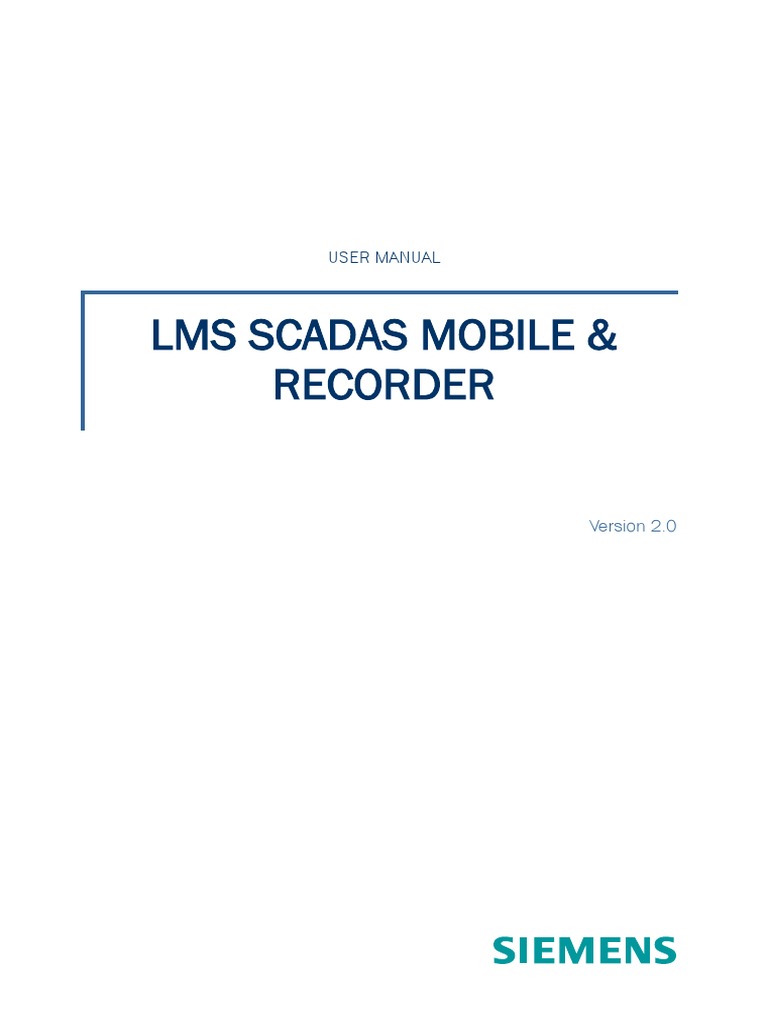 LMS SCM-R - User Manual (V2.0) PDF | PDF | Scada | Safety