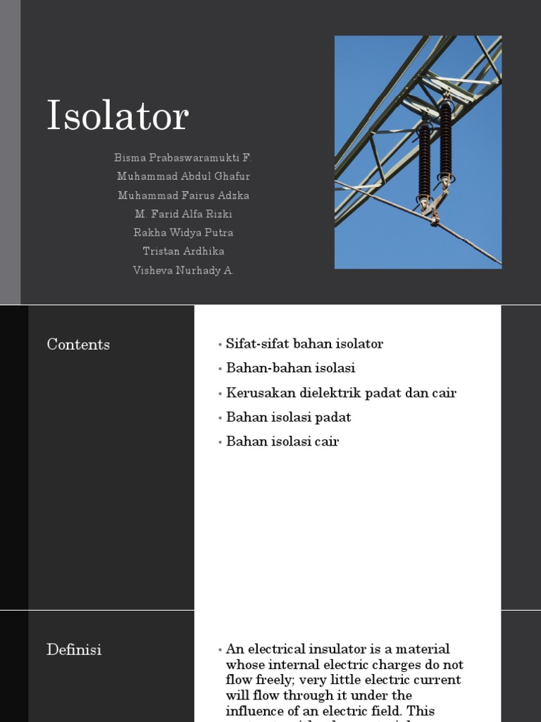 Isolator | PDF