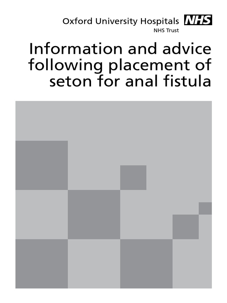 Seton Placement for Anal Fistula Care | PDF | Health Sciences ...