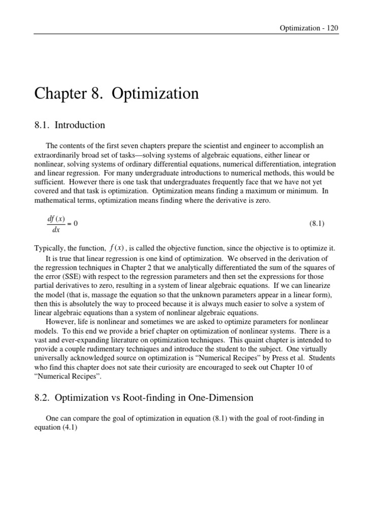 Introduction to Optimization Techniques | PDF | Mathematical ...