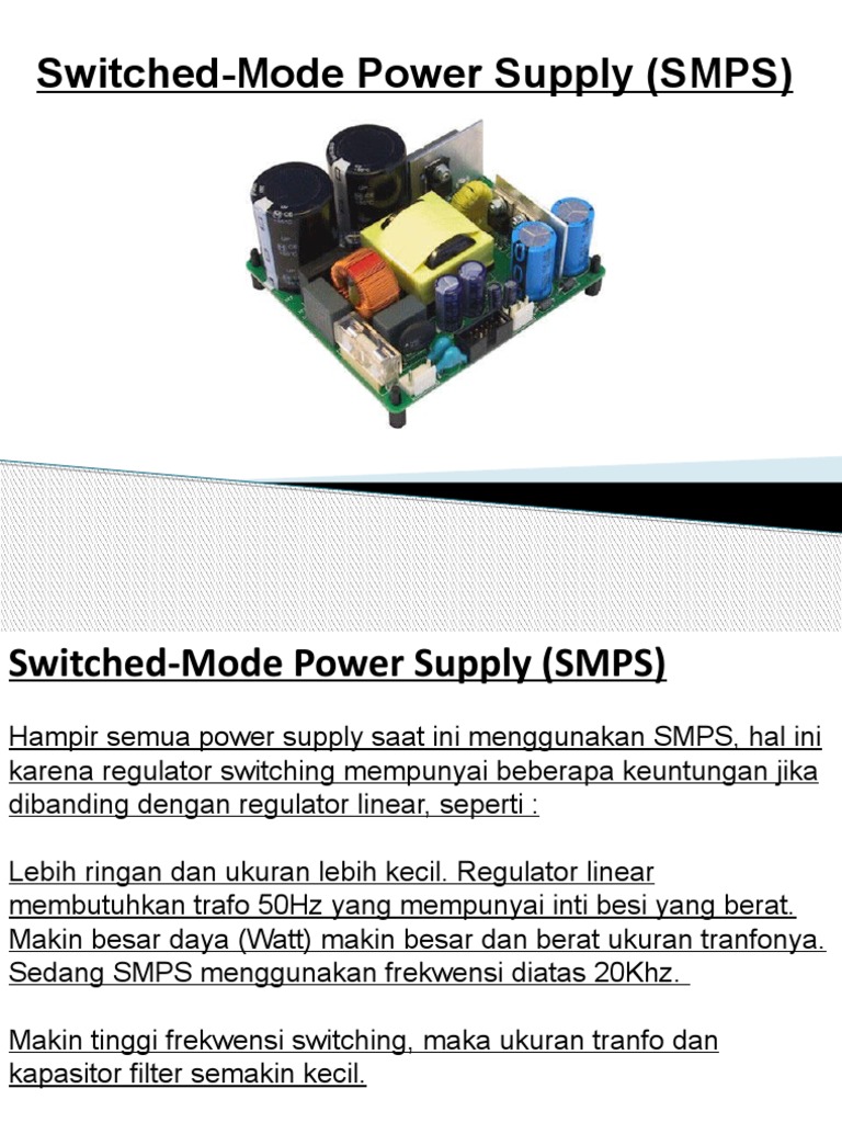 Smps Switched Mode Power Supply | PDF