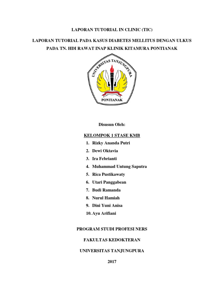 Tutorial in Clinic Pada Kasus DM Dengan Ulkus | PDF