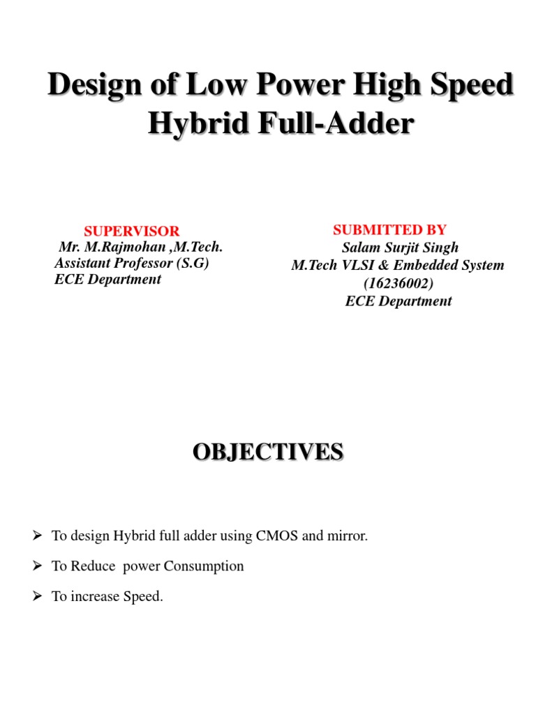 Comparison of CMOS XOR and XNOR Gate Design PDF | PDF | Cmos | Very ...