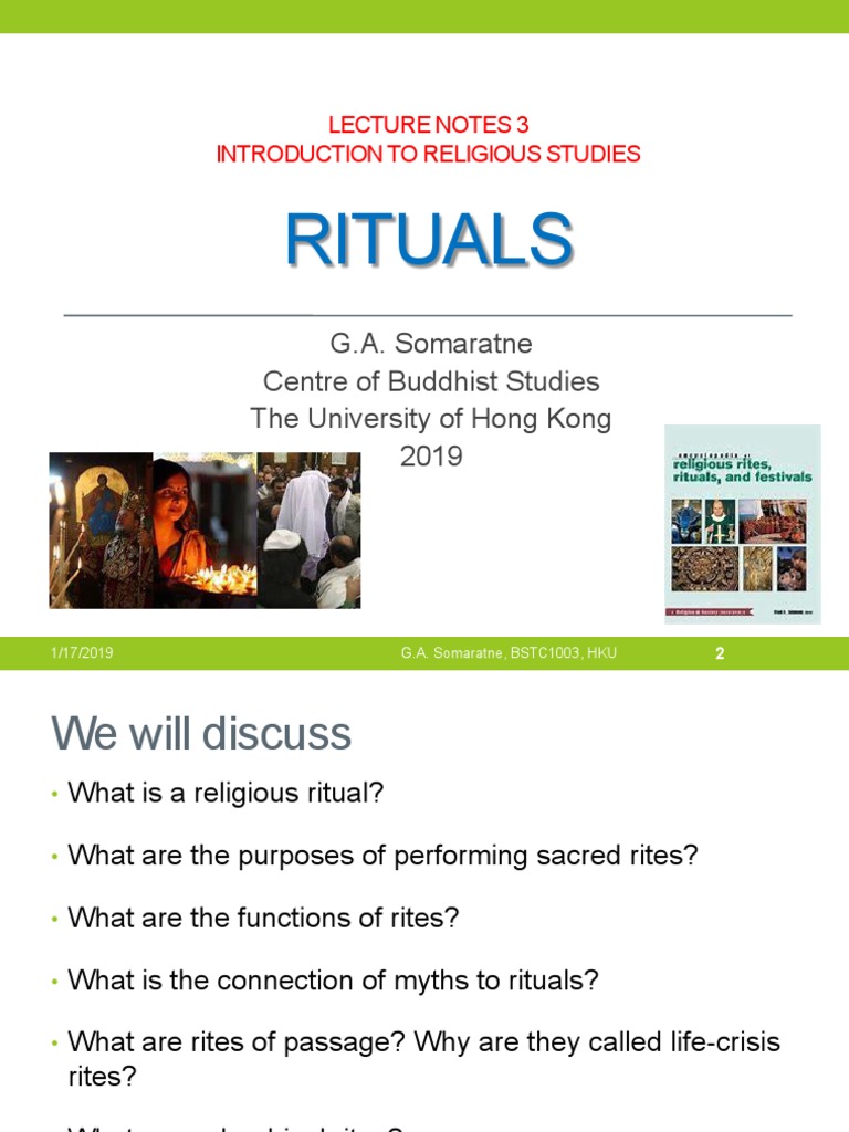 Religious Rituals Lecture Notes | PDF | Rituals | Persephone