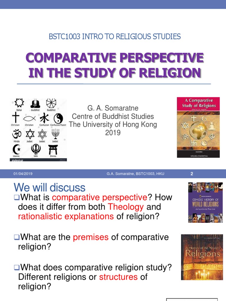 Soma2019-Rel-10 Comparative Perspective in The Study of Religion PDF ...