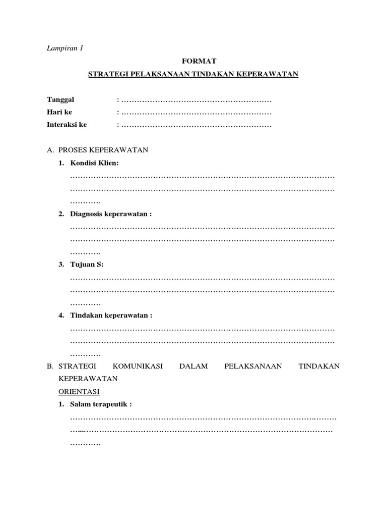 Format SP Jiwa | PDF