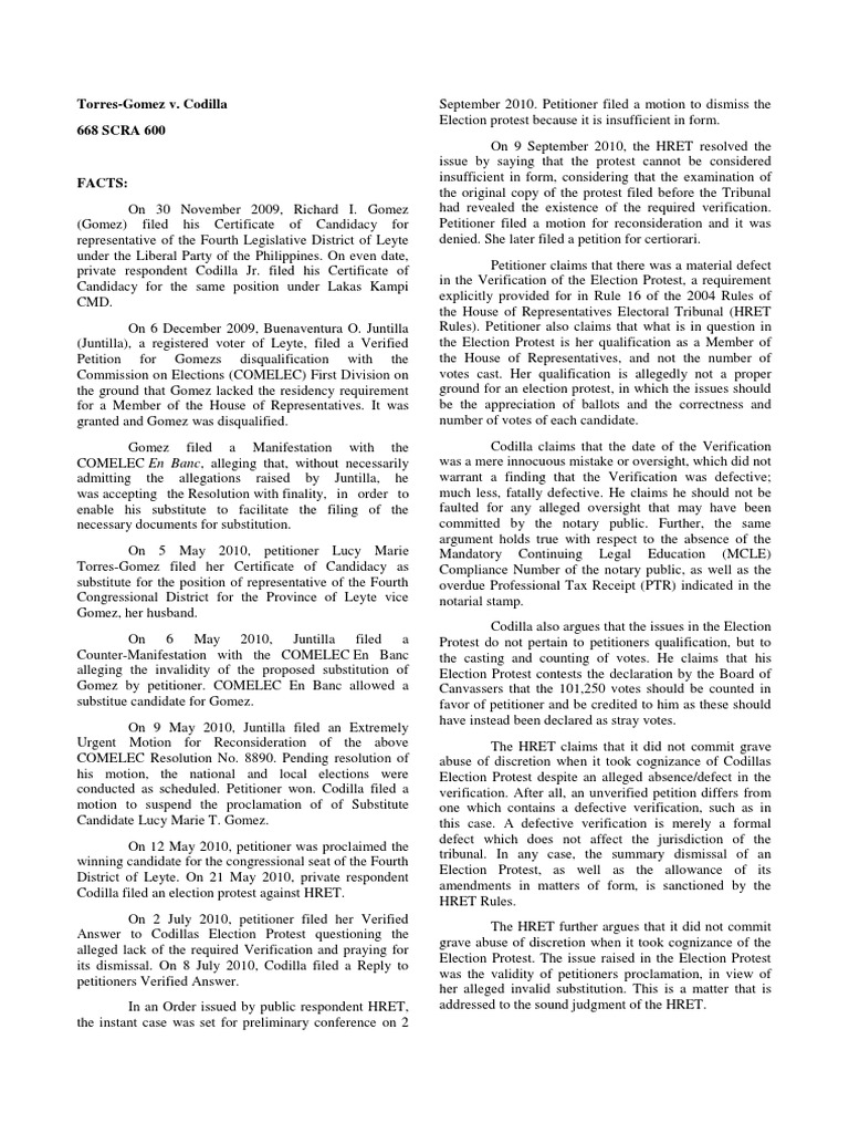 Torres-Gomez v. Codilla | PDF | Notary Public | Pleading