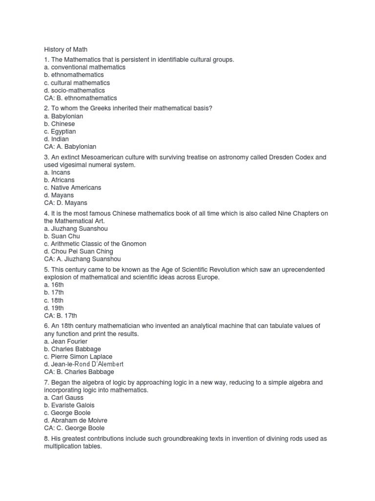 History of Math | PDF | Geometry | Teaching Mathematics