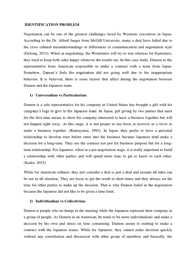 Japan Negotiation Styles | PDF | Negotiation | Japan