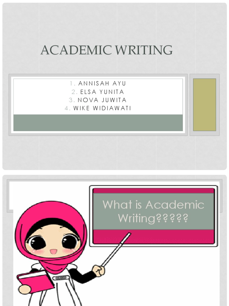 Presentation1 Academic Writing-1 | PDF | Proofreading | Question