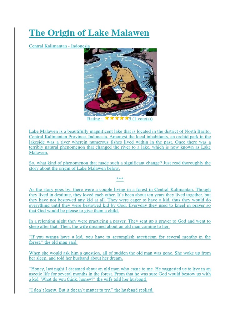 Folklore of Malawen Lake | PDF | Asceticism