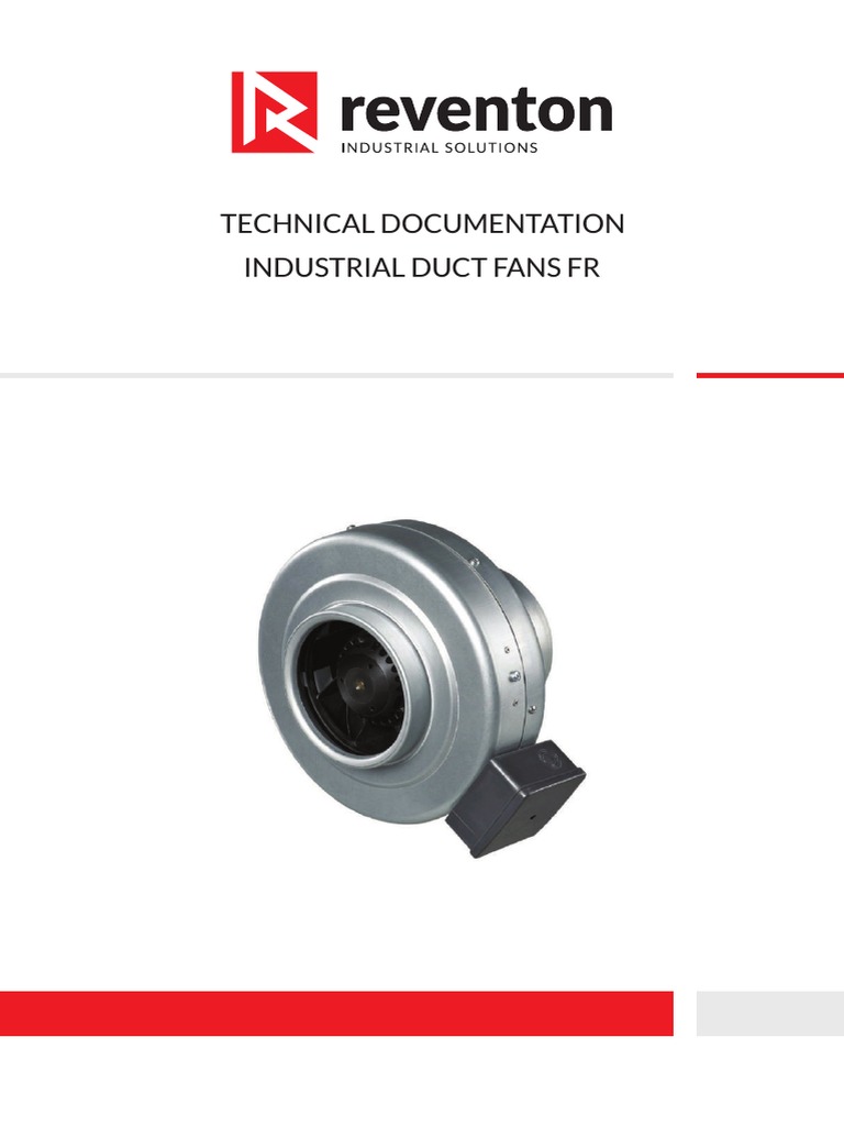 Ventilator In-Line Circular de Tubulatura - REVENTON - FR-DF | PDF ...