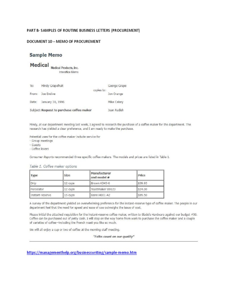 Part B Portfolio (Procurement) | PDF | Computers | Business