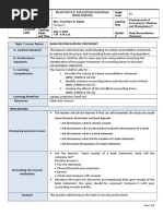 Lesson Plan For Demo - Fabm2 | PDF | Expense | Equity (Finance)