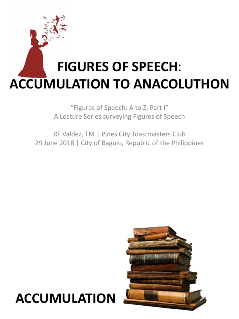 Figures of Speech Accumulation To Anacoluthon | PDF | History | Classics