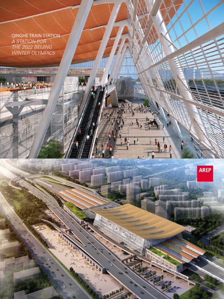 Arep - Qinghe Station | PDF | Rapid Transit | Train Station