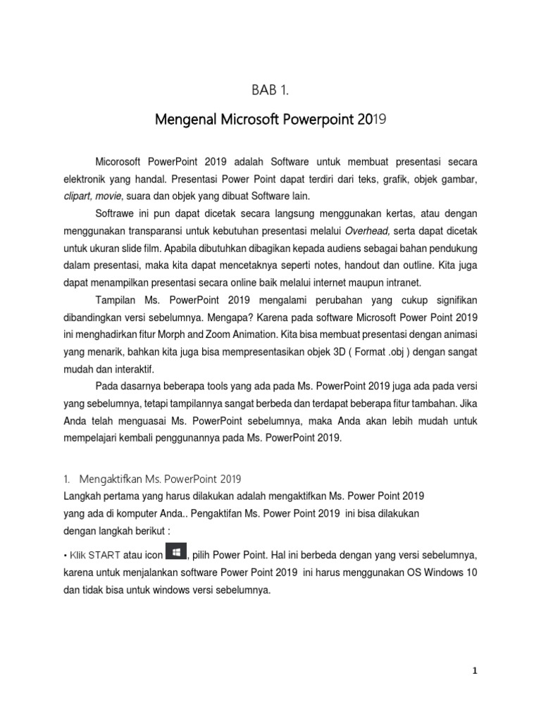 MODUL-POWERPOINT-2019 by Aziz | PDF