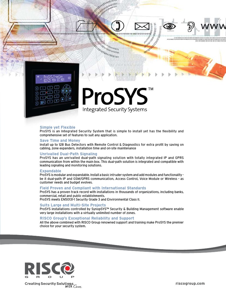 ProSYS Brochure en - LR | PDF | Security Alarm | General Packet Radio ...