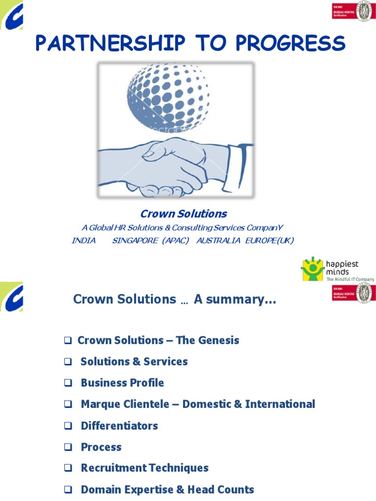 Crown Solutions Presentation PDF | PDF | Oracle Corporation | Ibm Db2