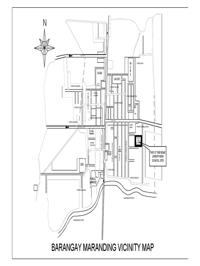 Barangay Maranding Vicinity Map: M C E S CKCM | PDF