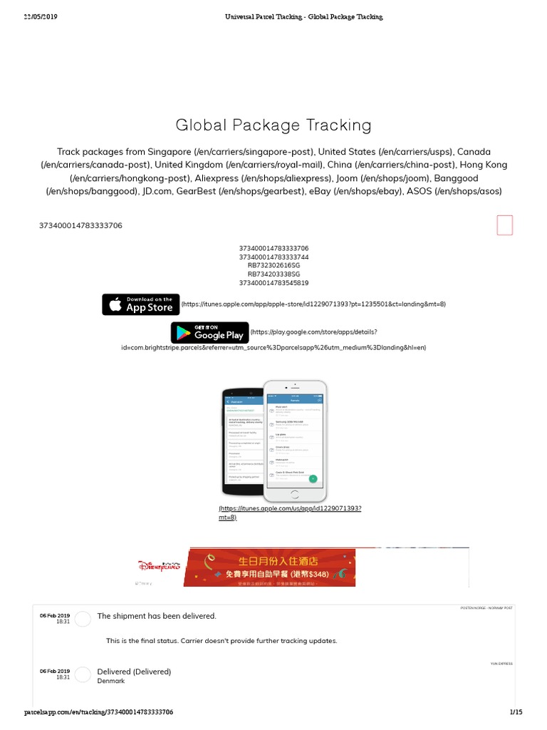 Tracking | PDF | E Bay | Service Industries