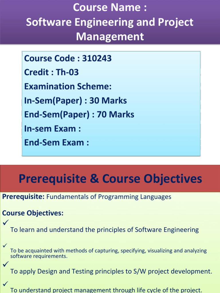Sepm Unit 1 PDF | PDF | Component Based Software Engineering | Software Development