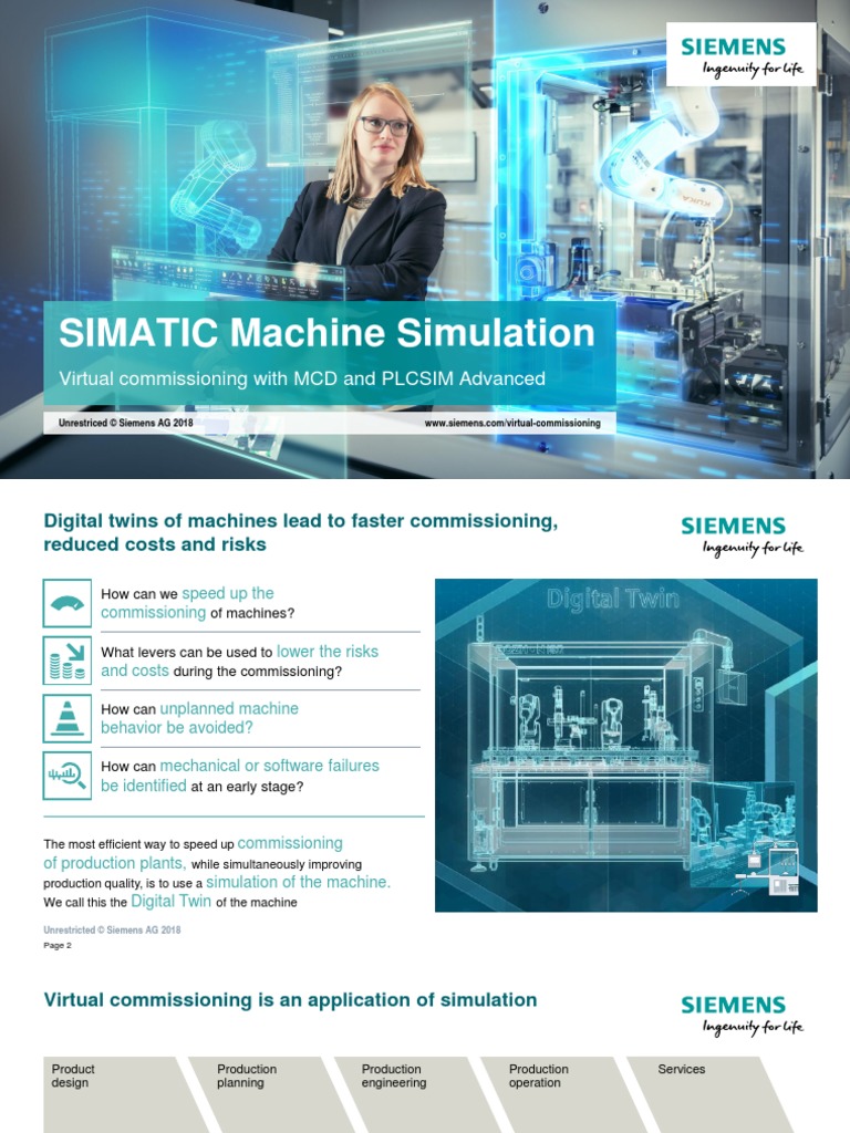 SIMATIC Machine Simulation | PDF | Simulation | Machines