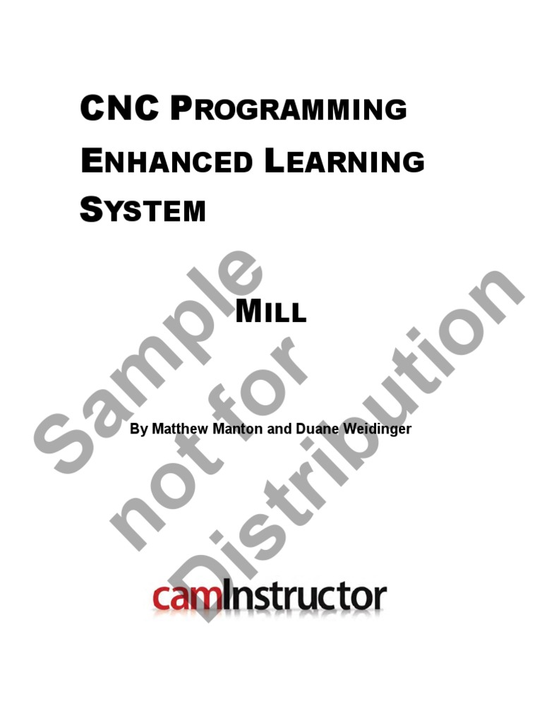 CNC PROGRAMMING - Mastercam Training PDF | PDF | Numerical Control | Drilling