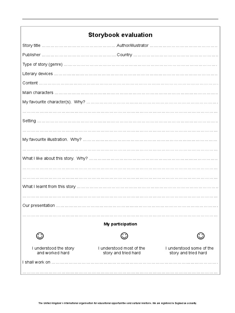 Story Evaluation | PDF
