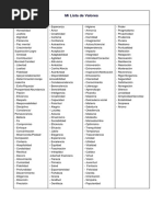 50 Valores Humanos Esenciales | PDF | Virtud | Psicología Social