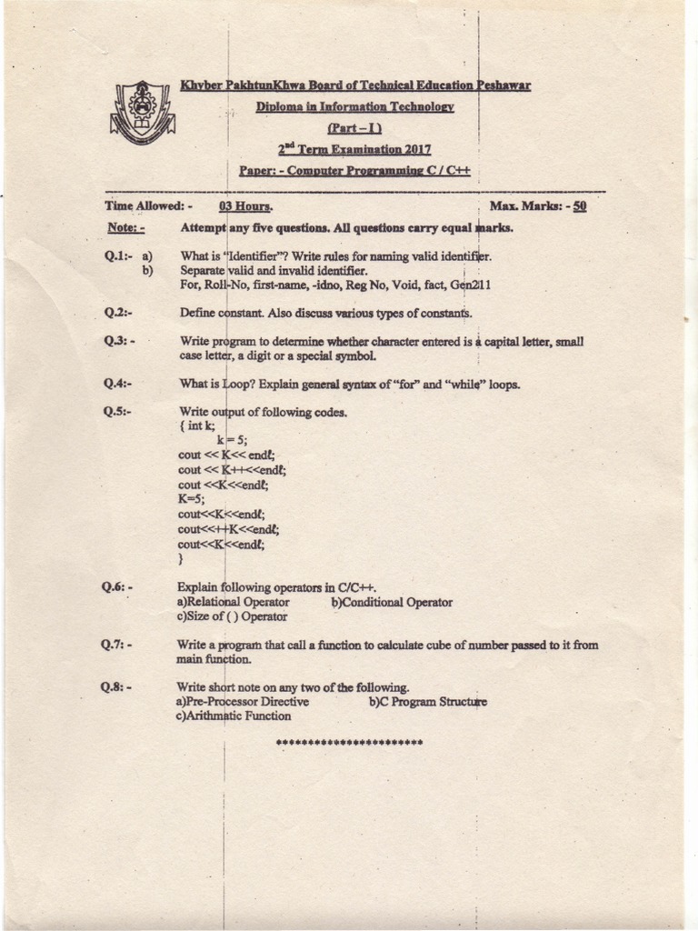 Dit 1st Old Papers | PDF | Operating System | Network Topology