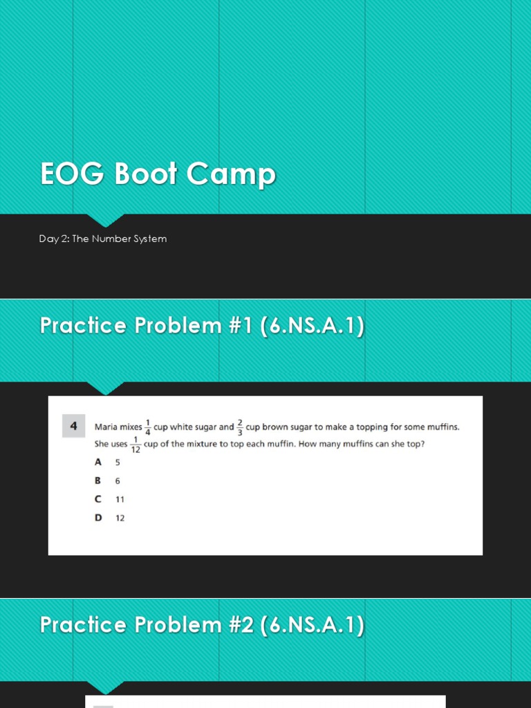 Eog Boot Camp Day 2 The Number System | PDF | Computers