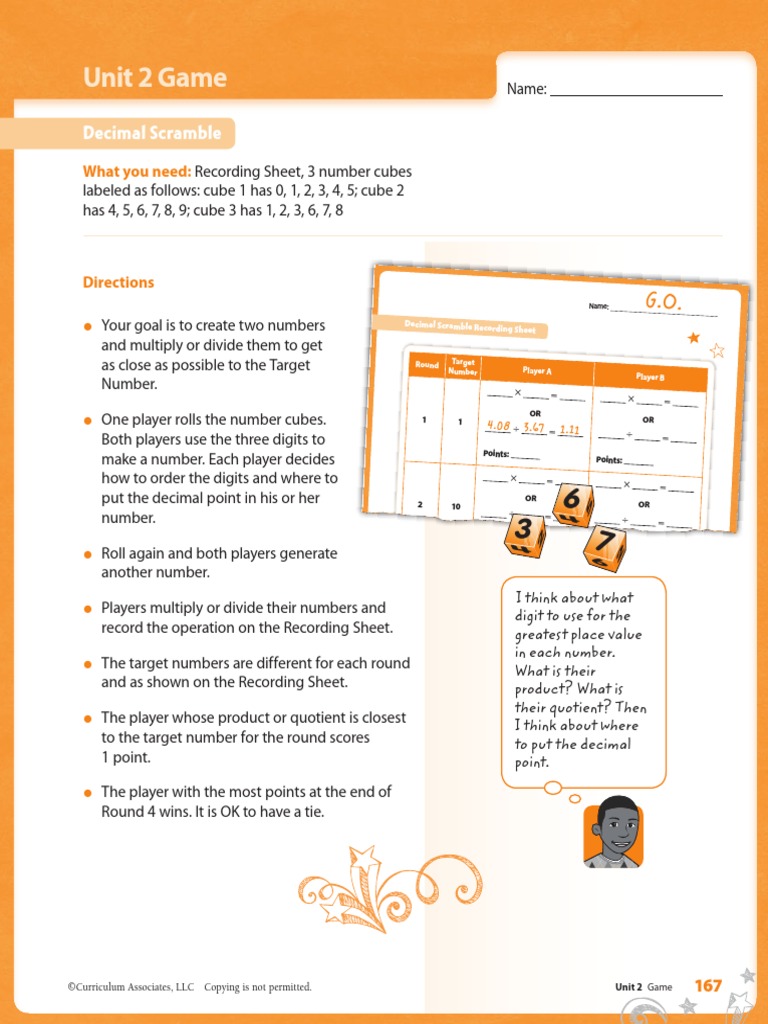 Number System Iready Unit Review | PDF | Fraction (Mathematics ...