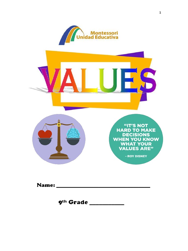 9 Grade - : Name | Download Free PDF | Value (Ethics) | Curriculum