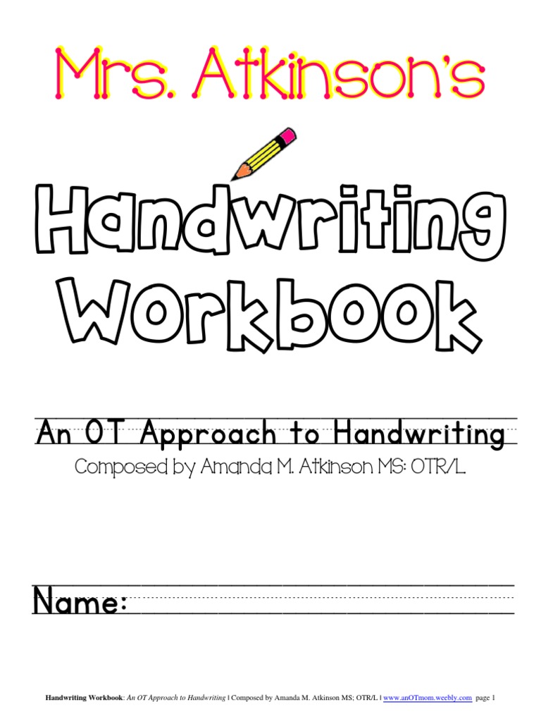 HandwritingWorkbook PDF | PDF | Diving | Letter Case
