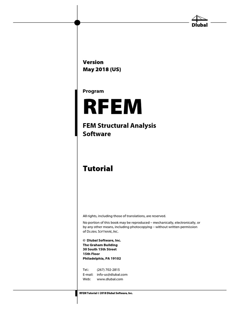 Rfem 5 Tutorial en Us PDF | PDF | Button (Computing) | Dialog Box