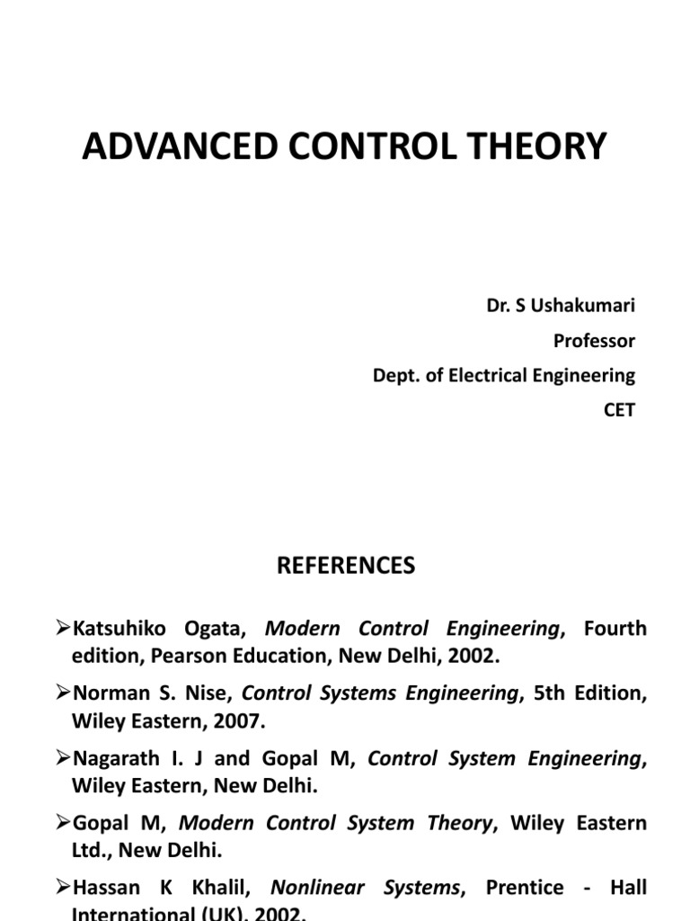 State Space Analysis | PDF | Control Theory | Systems Science