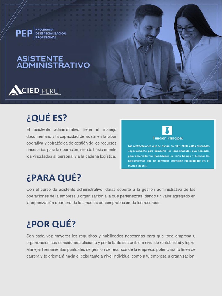 Asistente Administrativo Proforma y Malla | PDF | Contabilidad | Business