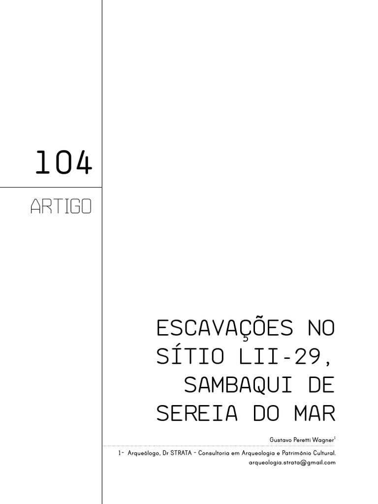 Sambaqui | PDF | Mar | Arqueologia