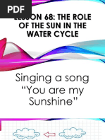 Lesson Plan in Science IV (Water Cycle) | PDF | Water Cycle | Evaporation