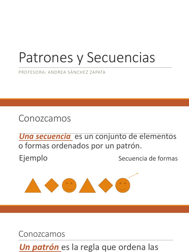 Patrones y Secuencias | PDF
