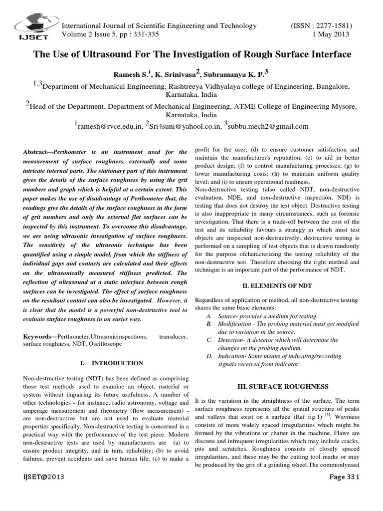 Ndt Testing Method Pdf Ultrasound Nondestructive Testing