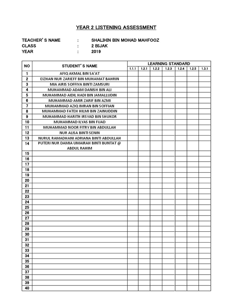 Year 2 Transit Forms | PDF