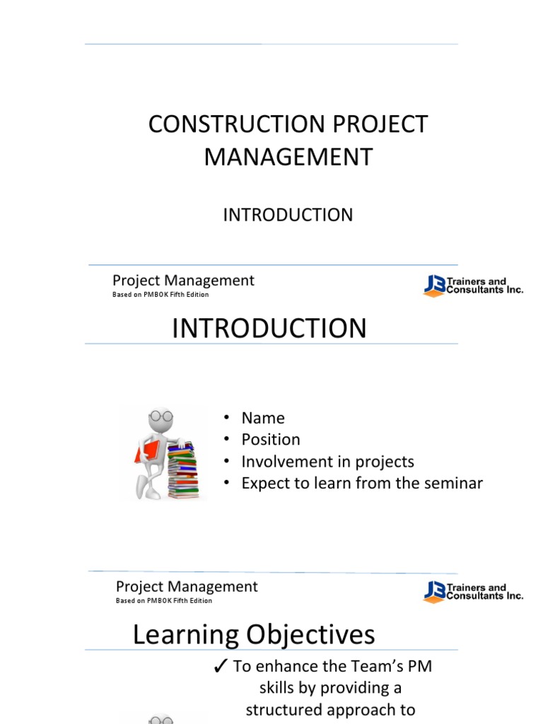 Construction Project Management | PDF | Project Management | Risk ...