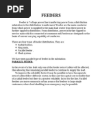 Types of Electrical Feeders Explained | PDF