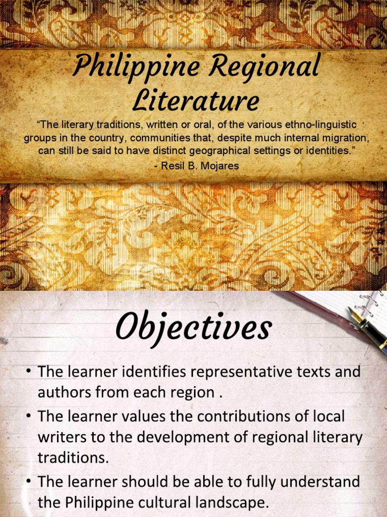Week006 PowerpointPresentation Philippine Regional Literature | PDF