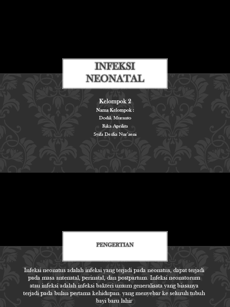 2 PPT Infeksi Neonatal | PDF