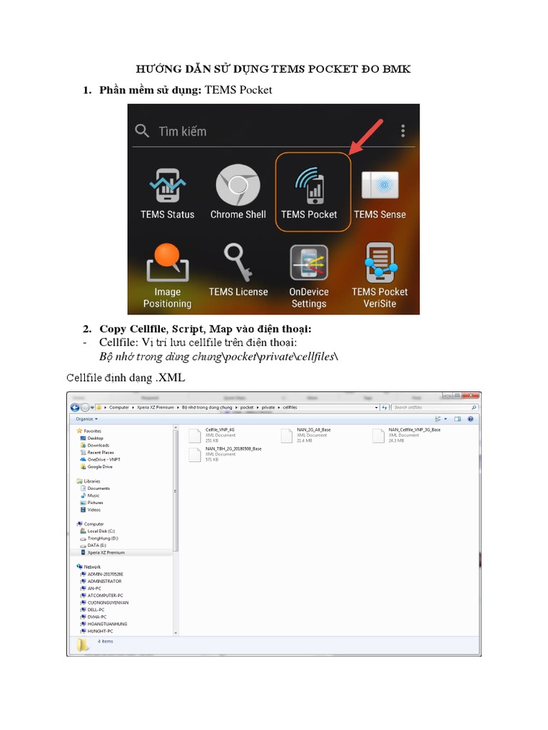 Hướng Dẫn Sử Dụng Tems Pocket Đo Bmk | PDF