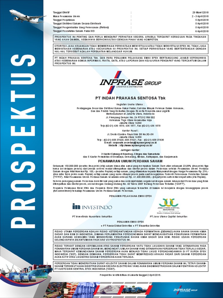 Prospektus Penawaran Umum Saham PT IPS Tbk. | PDF